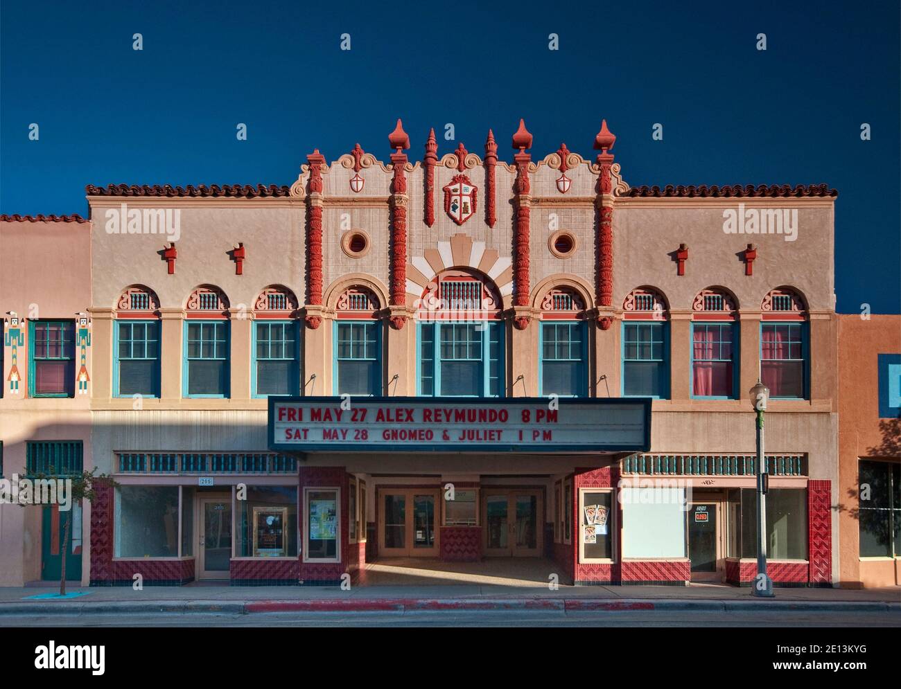 El Morro Theatre on W Coal Ave, part of historic Route 66, in Gallup ...