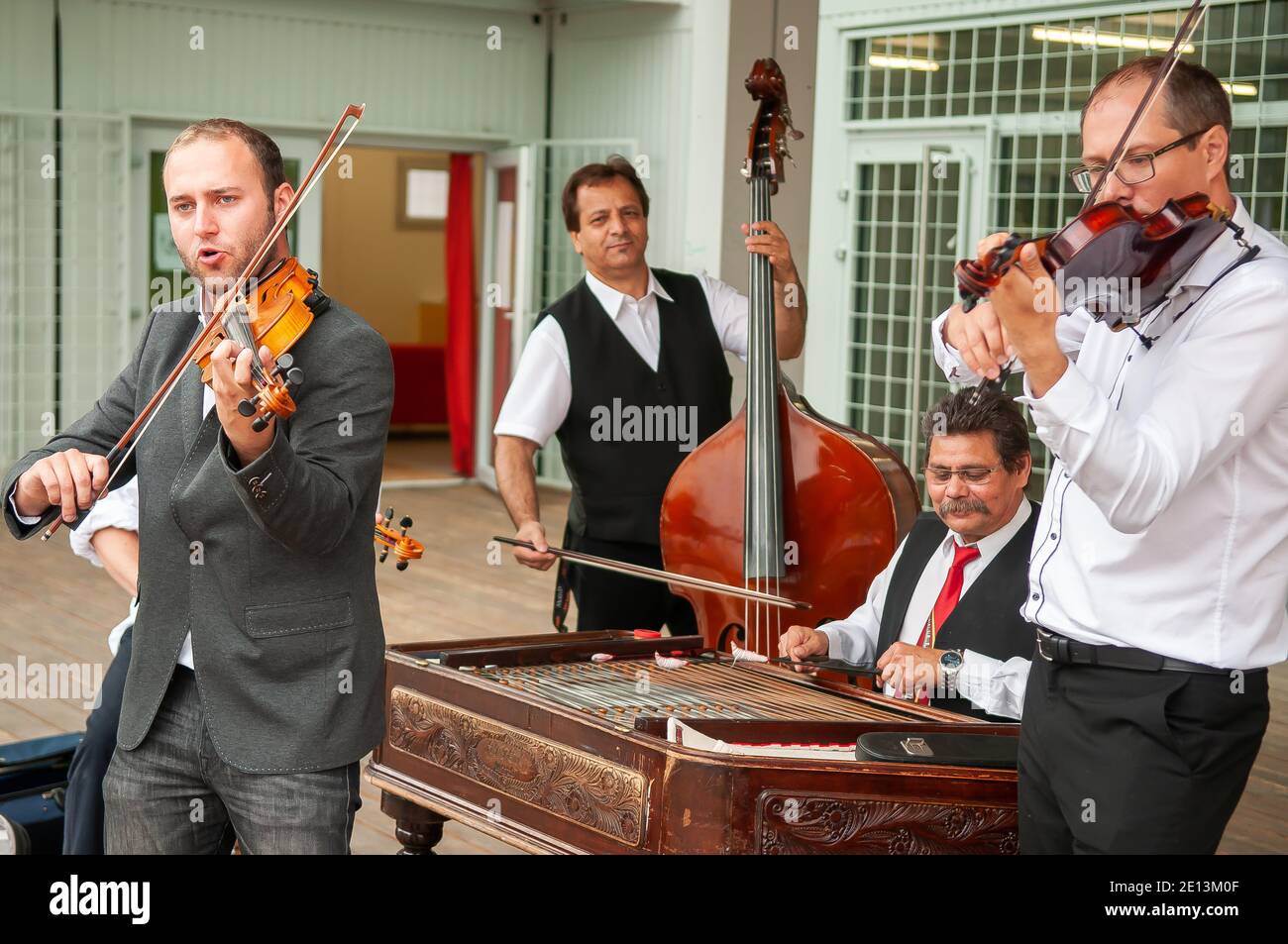 Brno, Czech Republic. 06-11-2016. Group of musicians at a Festival of ...
