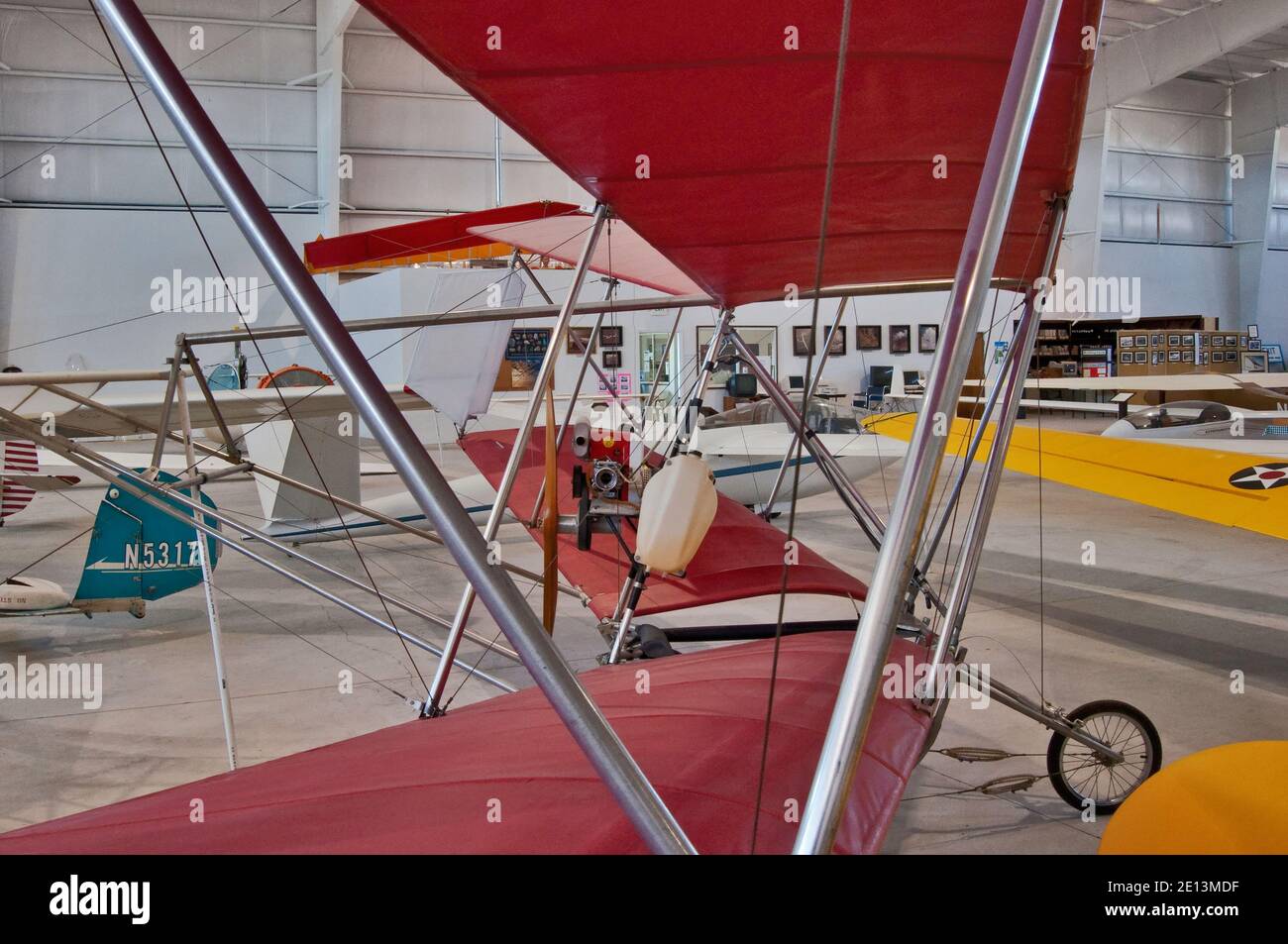 Easy Riser Ultralight biplane at Southwest Soaring Museum in Moriarty ...