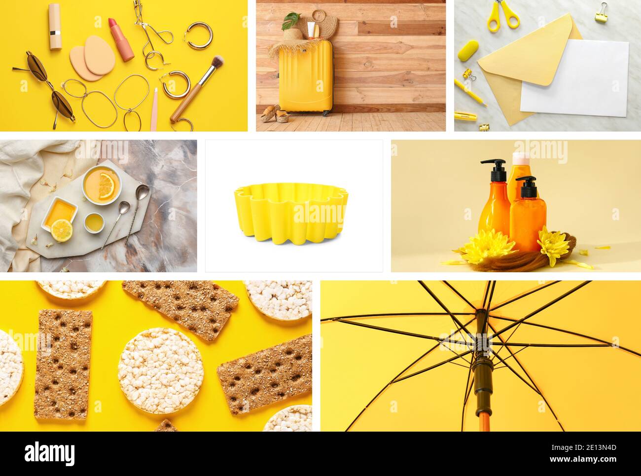 Beautiful collage of bright photos Stock Photo - Alamy