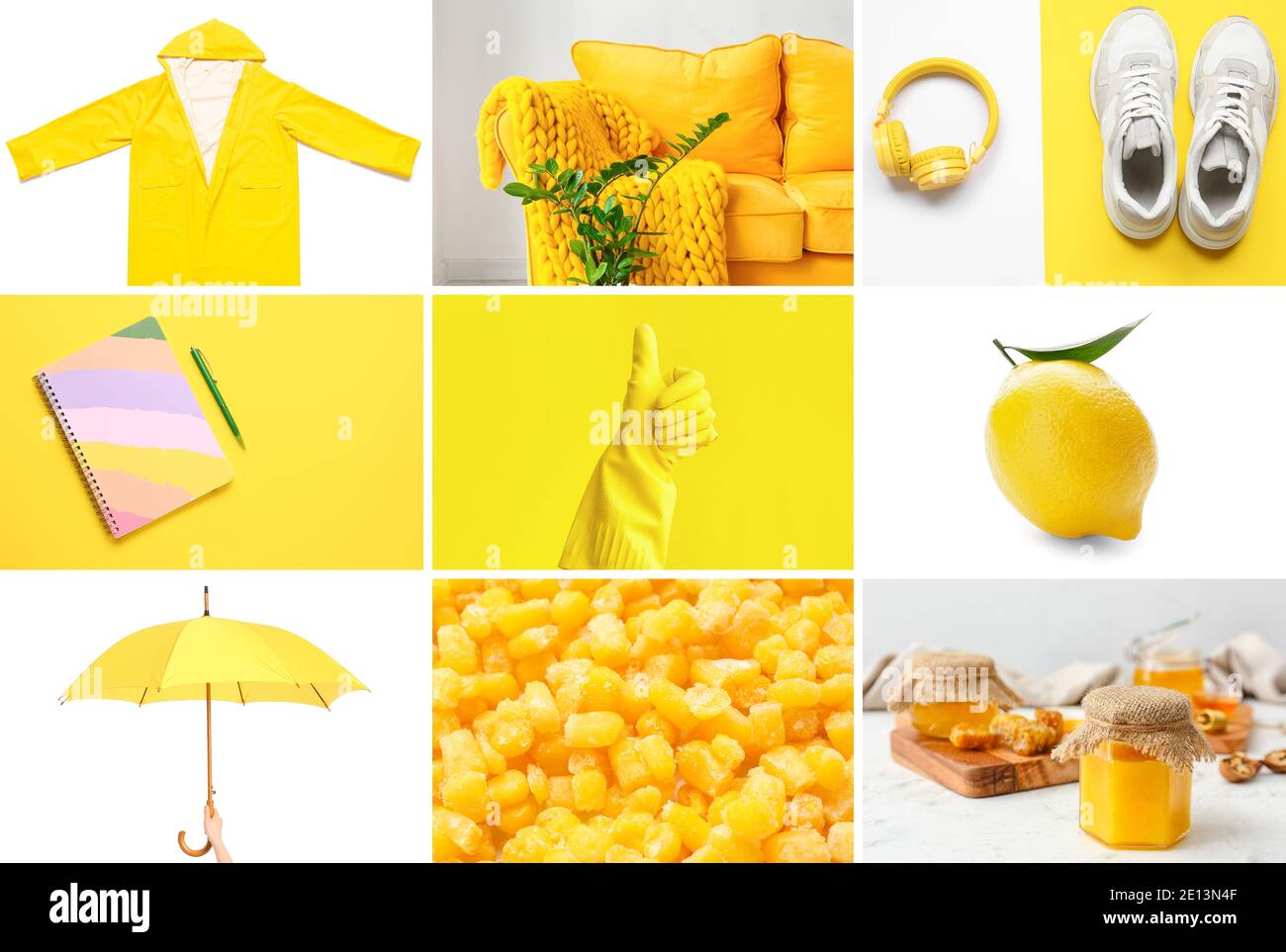 Beautiful collage of bright photos Stock Photo - Alamy