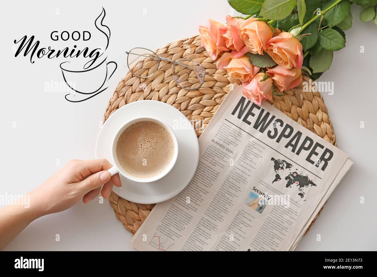 Morning Coffee Newspaper