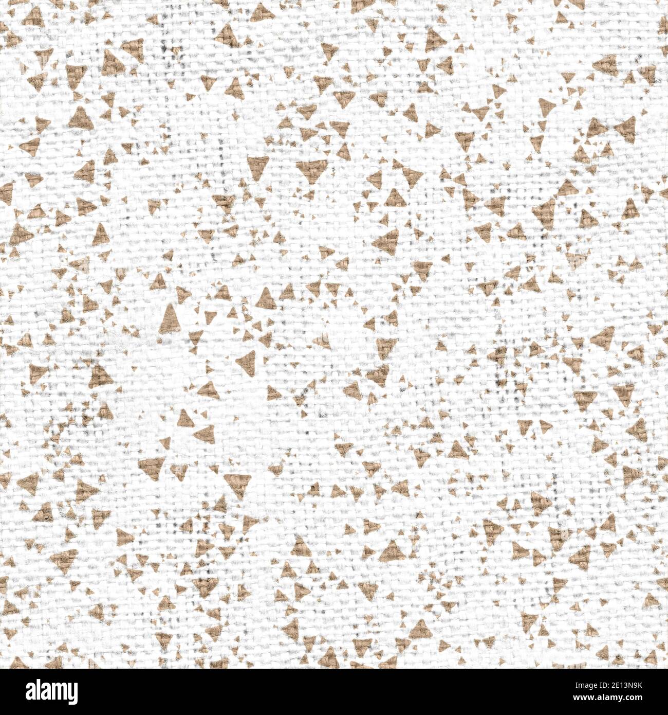 Seamless burlap with white paint pattern overlay Stock Photo - Alamy