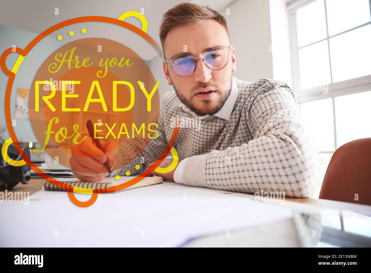 Young exercise exams hi-res stock photography and images - Alamy
