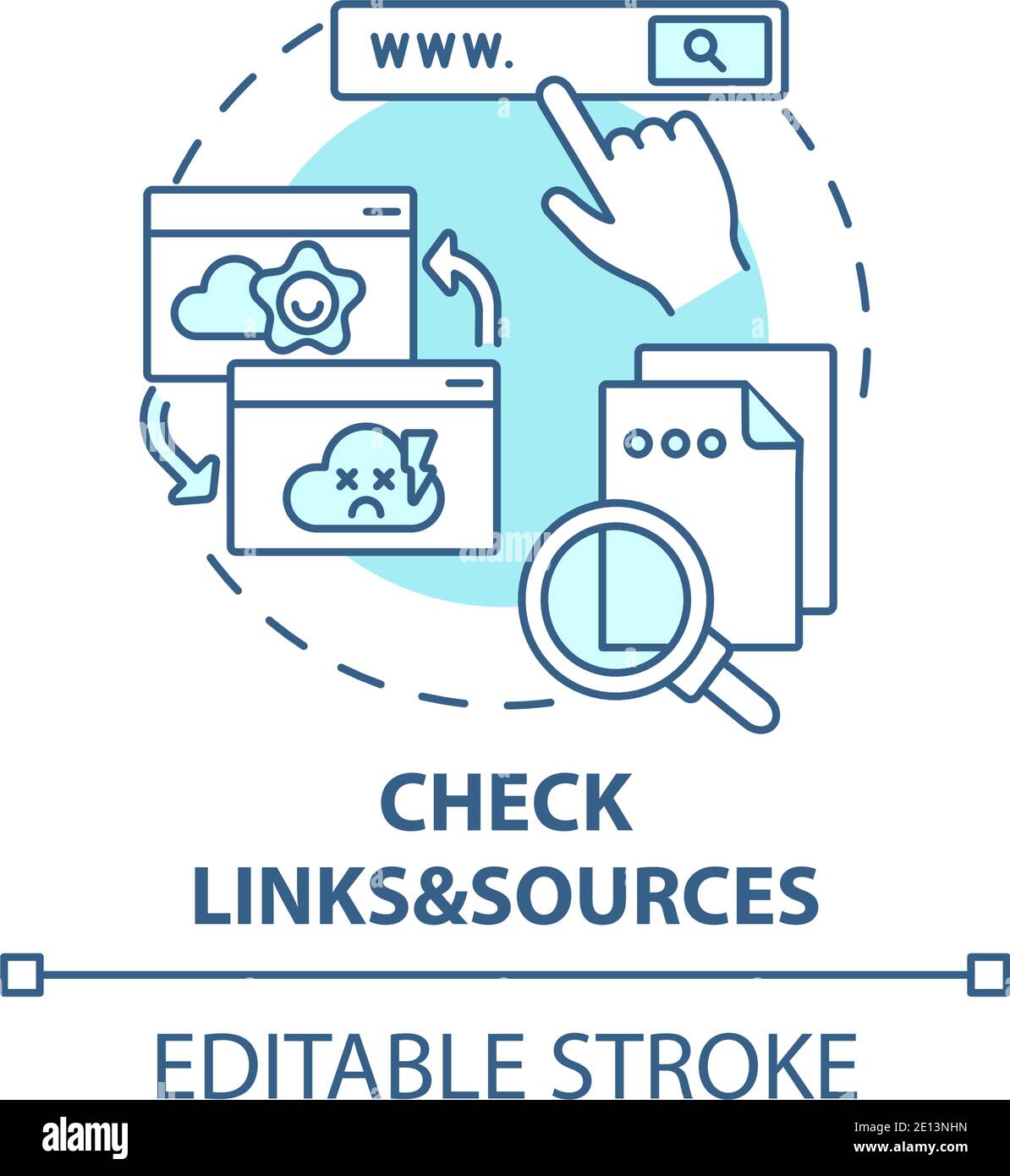 Checking the news newspaper Stock Vector Images - Alamy