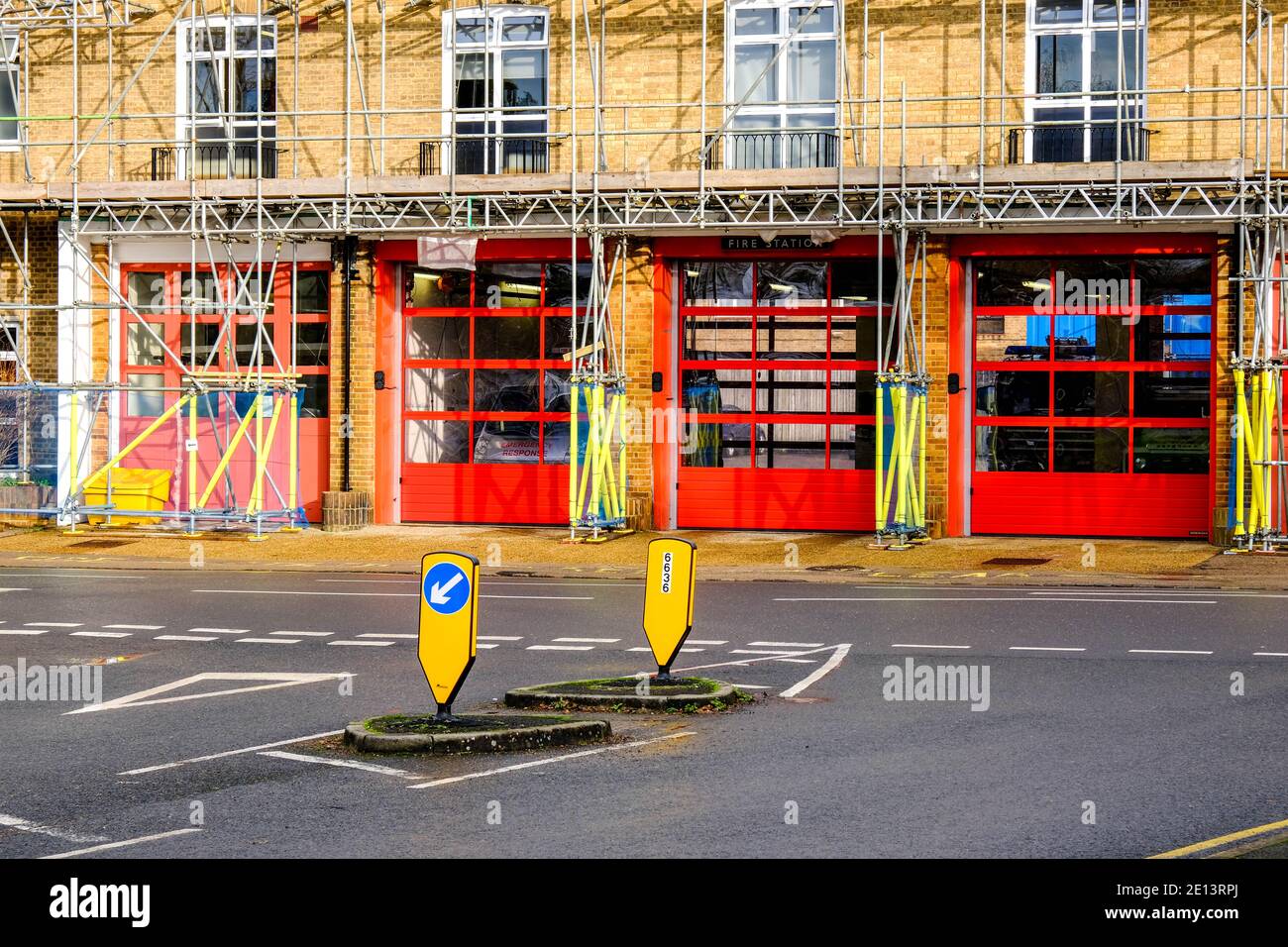 Epsom, London UK, January 03 2021, Building Exterior Of Epsom Fire ...