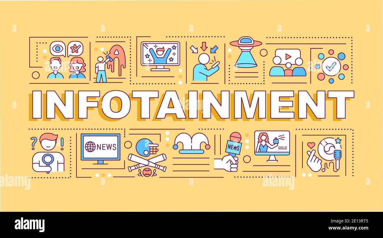 Infotainment hi-res stock photography and images - Alamy