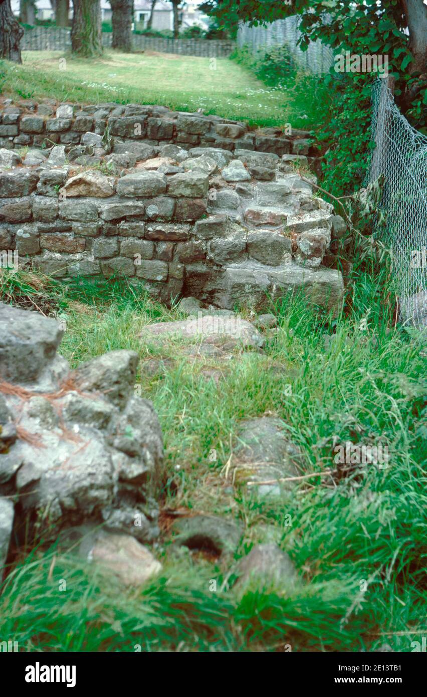 Segontium - Roman fort ruins - archaeological site in Gwynedd, Wales ...