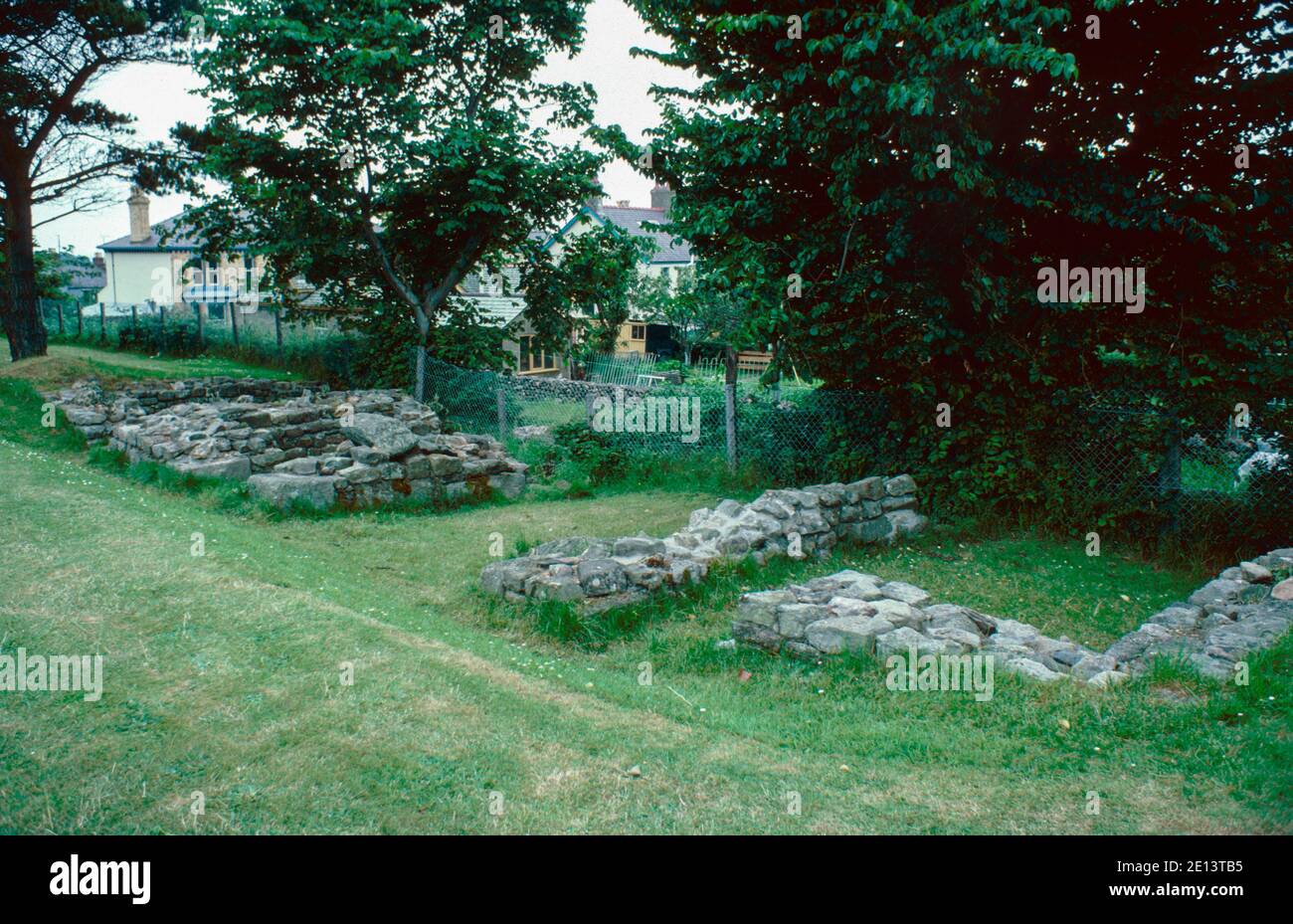 Segontium - Roman fort ruins - archaeological site in Gwynedd, Wales ...