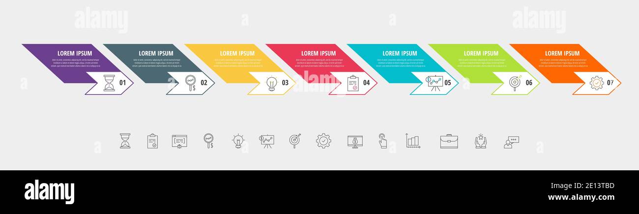 7 number vector vectors hi-res stock photography and images - Alamy