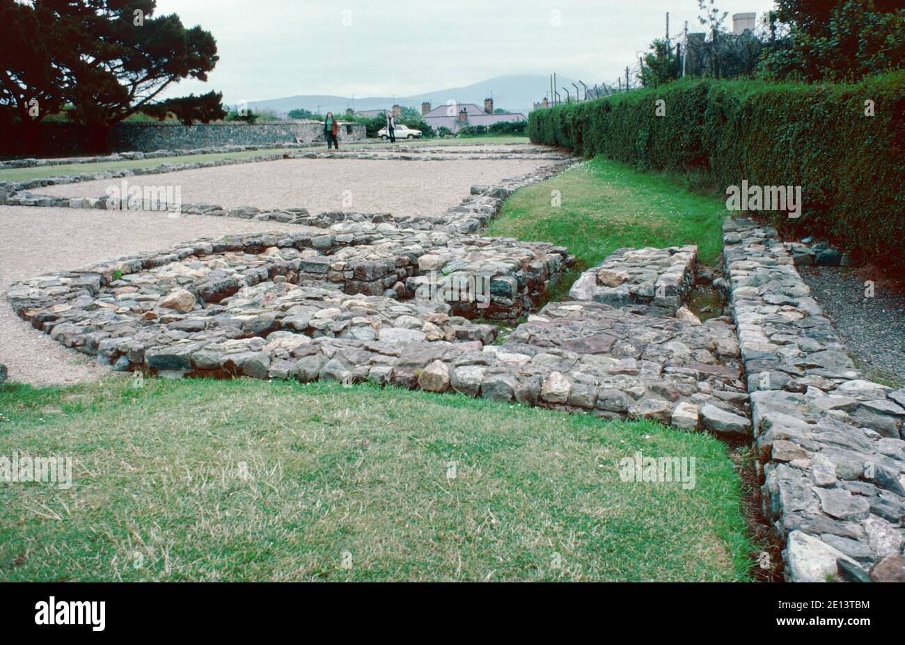 Segontium - Roman fort ruins - archaeological site in Gwynedd, Wales ...