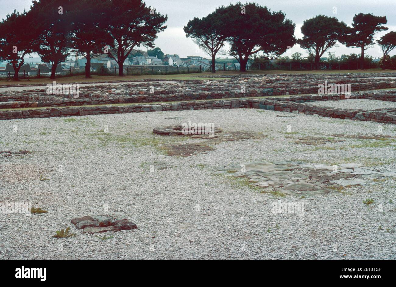 Segontium - Roman fort ruins - archaeological site in Gwynedd, Wales ...