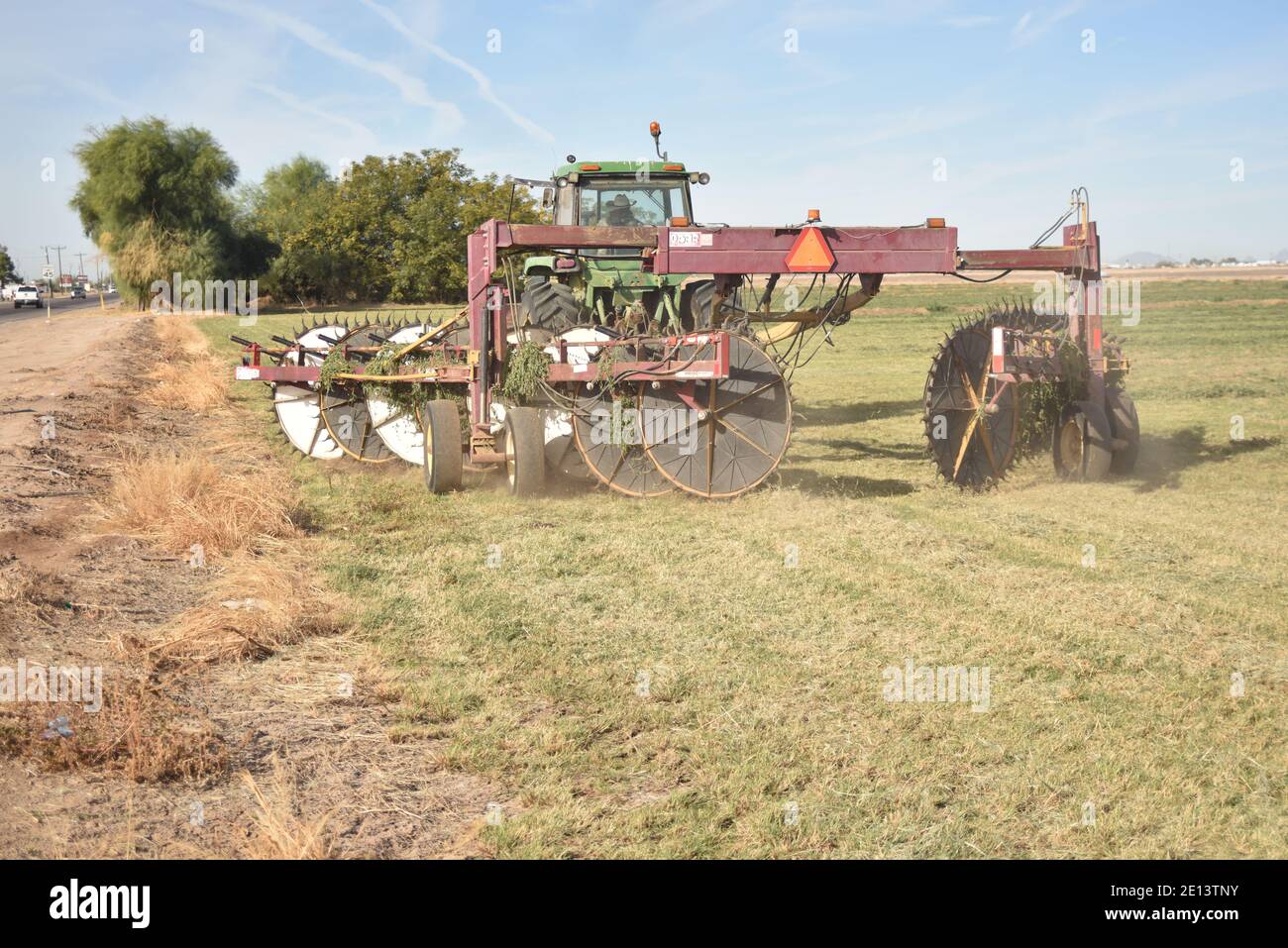 Farm hay rake hi-res stock photography and images - Alamy