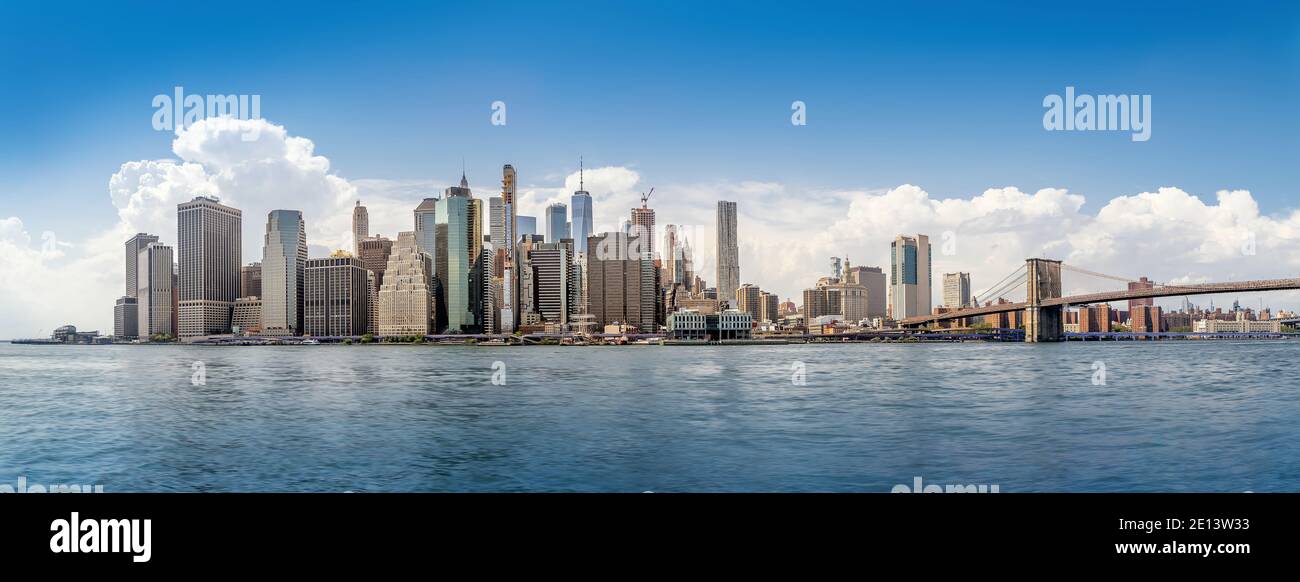 Panorama skyline cityscape manhattan hi-res stock photography and ...