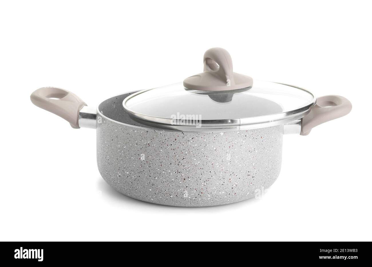 Cooking pot isolated on white background Stock Photo - Alamy