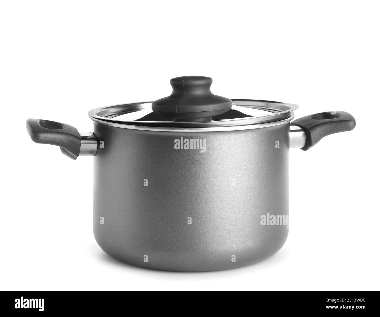 Cooking pot isolated on white background Stock Photo - Alamy