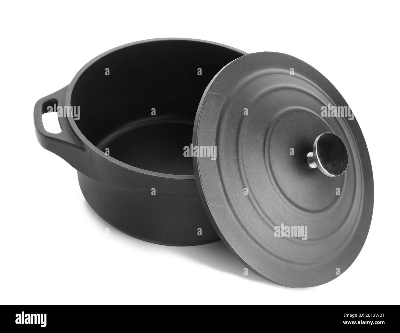 Cooking pot isolated on white background Stock Photo - Alamy