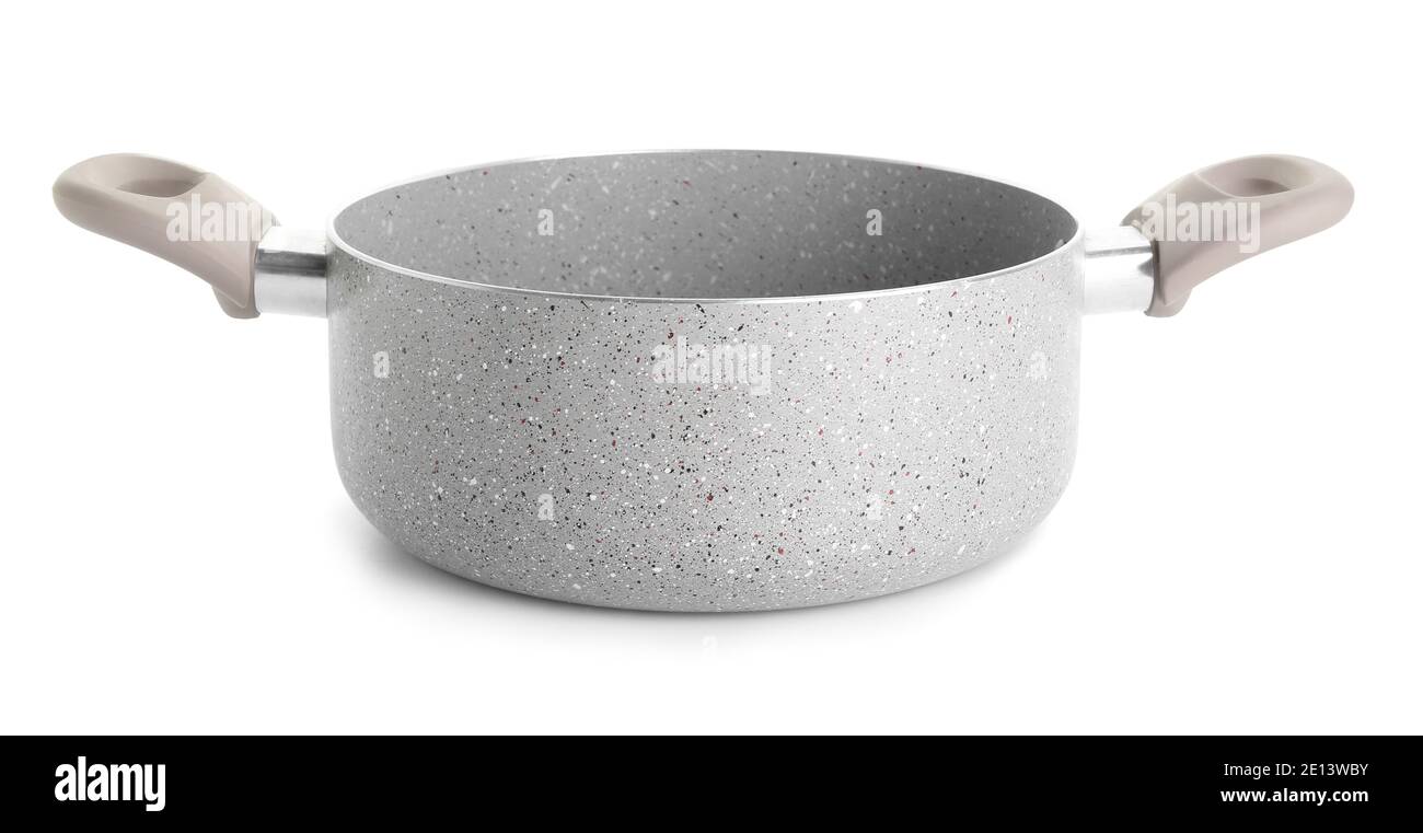 Cooking pot isolated on white background Stock Photo - Alamy