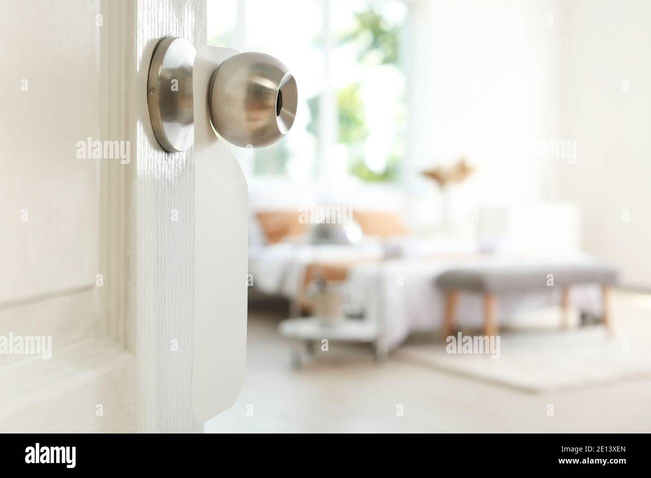 Bedroom door open at night hi-res stock photography and images - Alamy