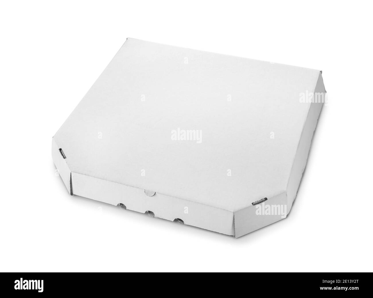 Blank cardboard box on white background Stock Photo - Alamy