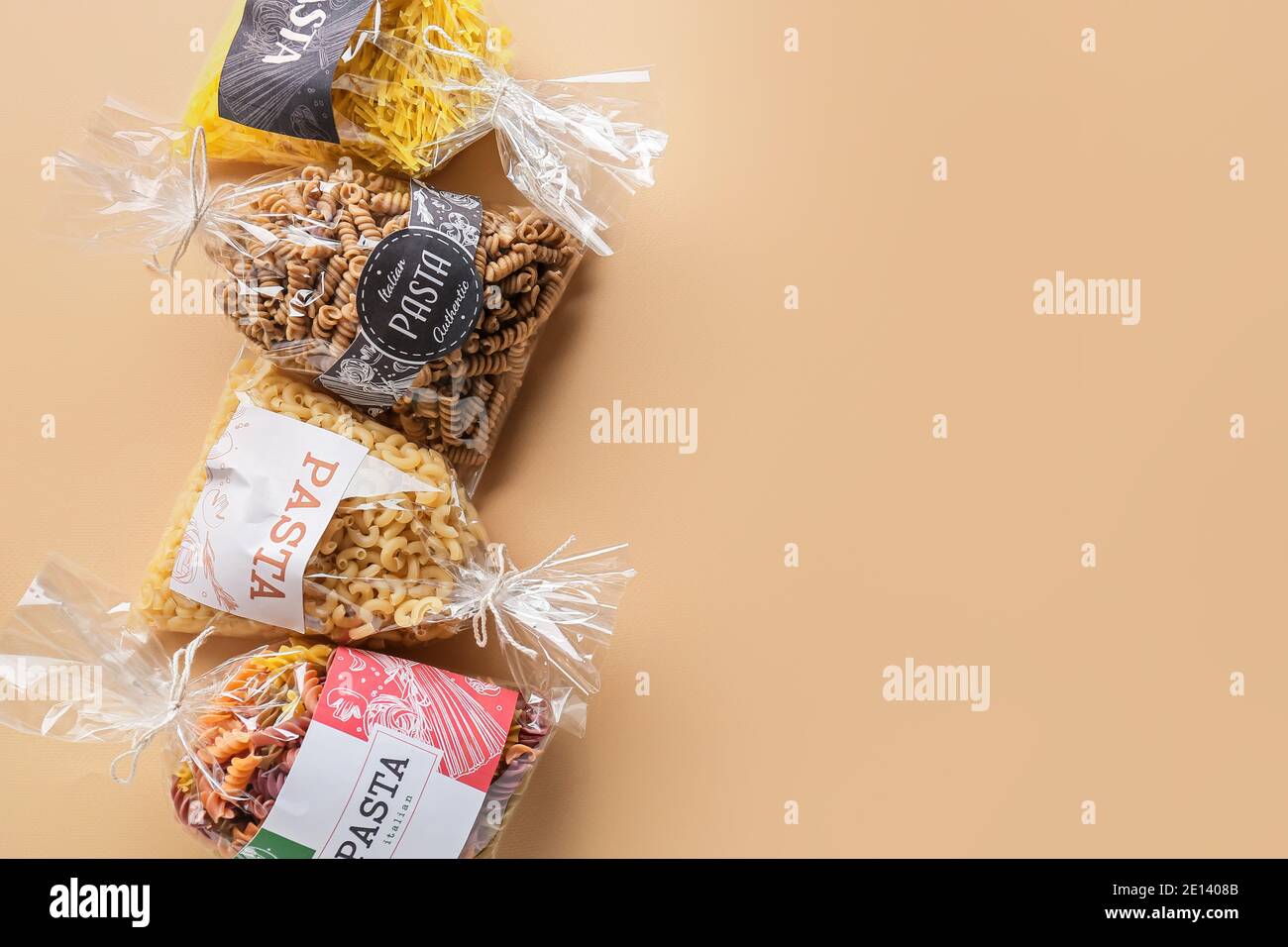 Spiral pasta pack hi-res stock photography and images - Alamy