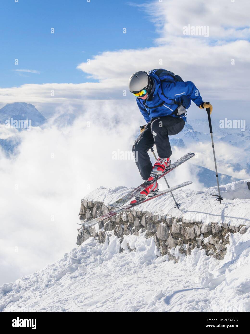 Jumping off a wall hi-res stock photography and images - Alamy