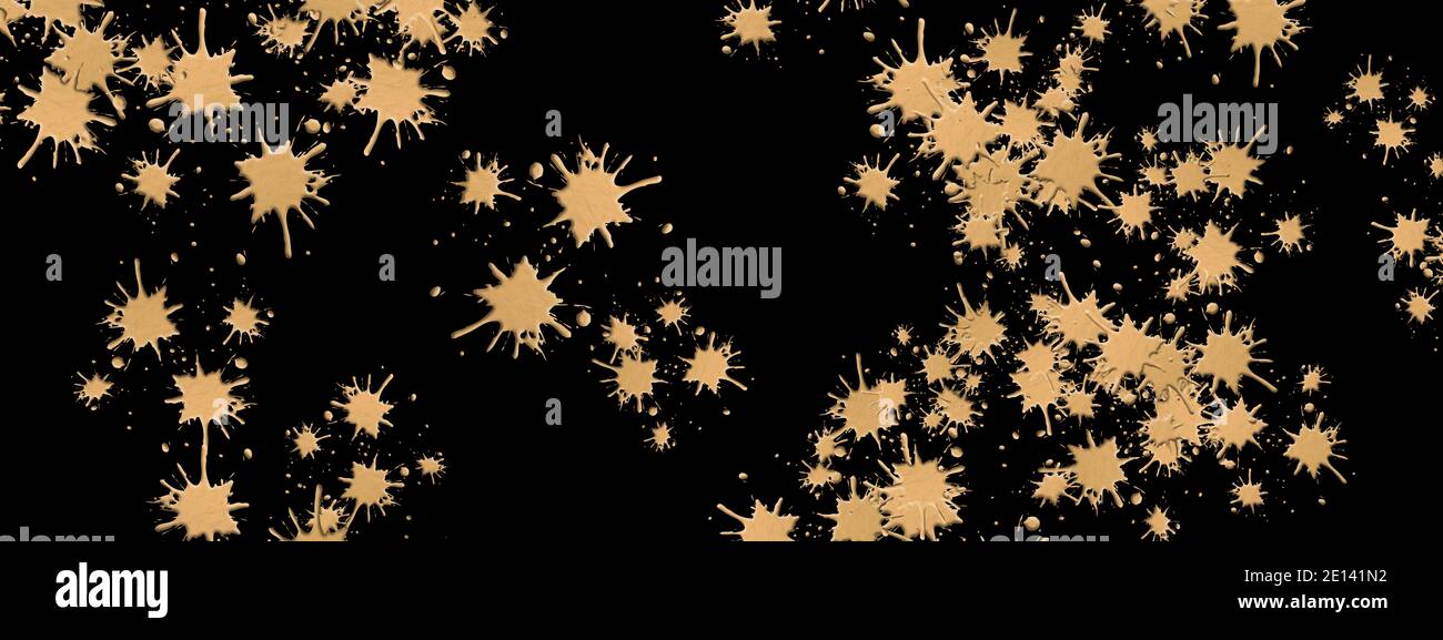 Golden yellow splodge hi-res stock photography and images - Alamy