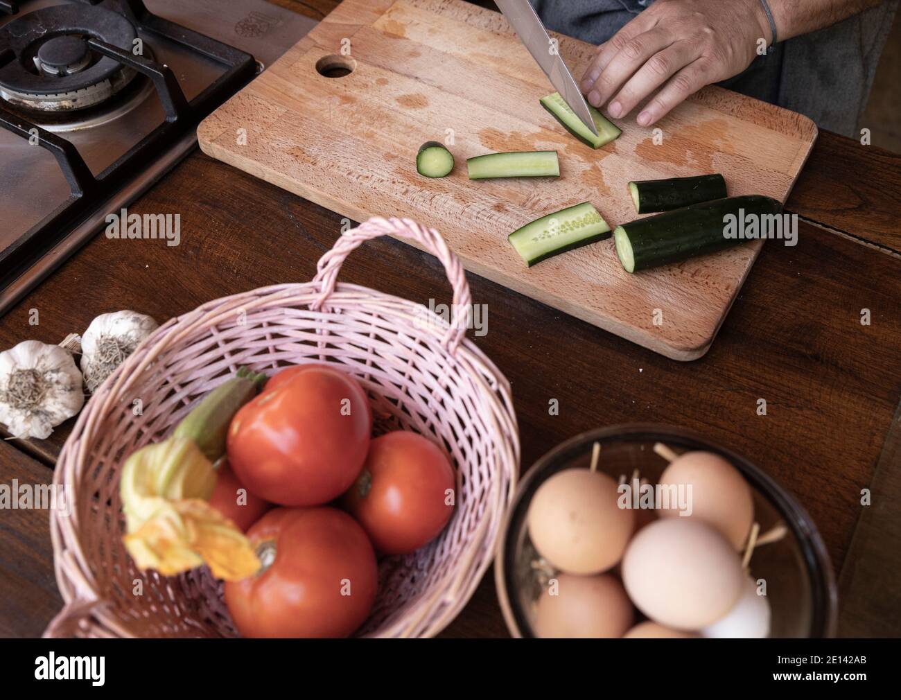 Open hands with eggs hi-res stock photography and images - Alamy