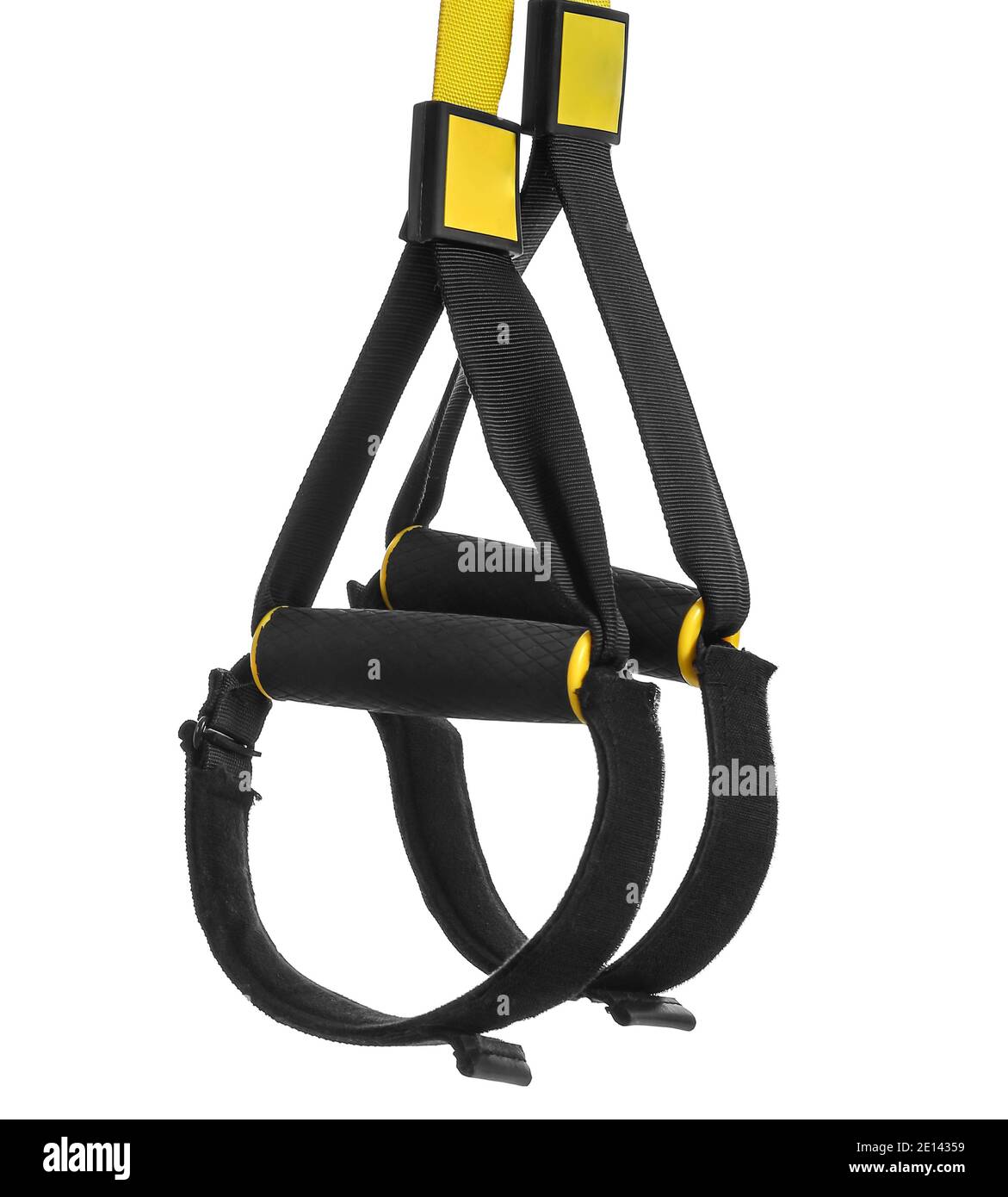 TRX straps on white background Stock Photo - Alamy