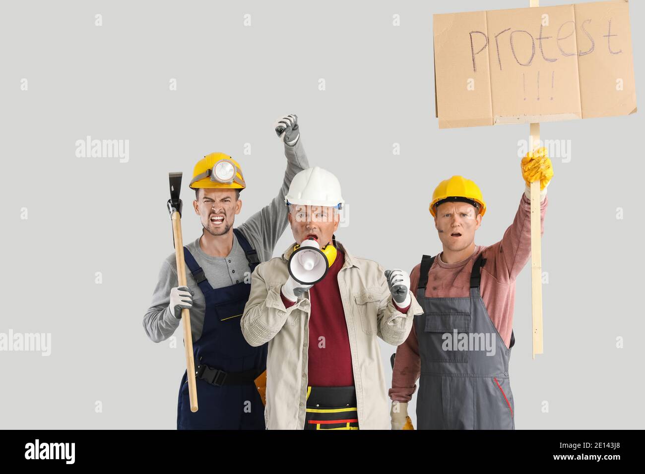 Angry miner hi-res stock photography and images - Alamy