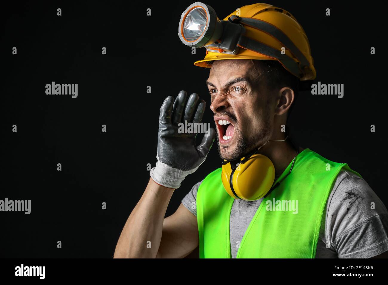 Angry miner hi-res stock photography and images - Alamy