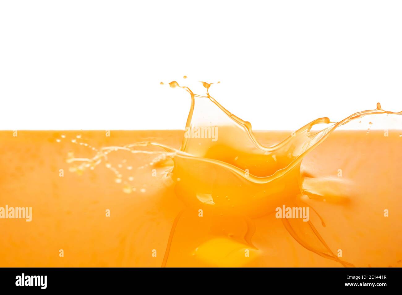 Mango Juice Splash Wallpaper