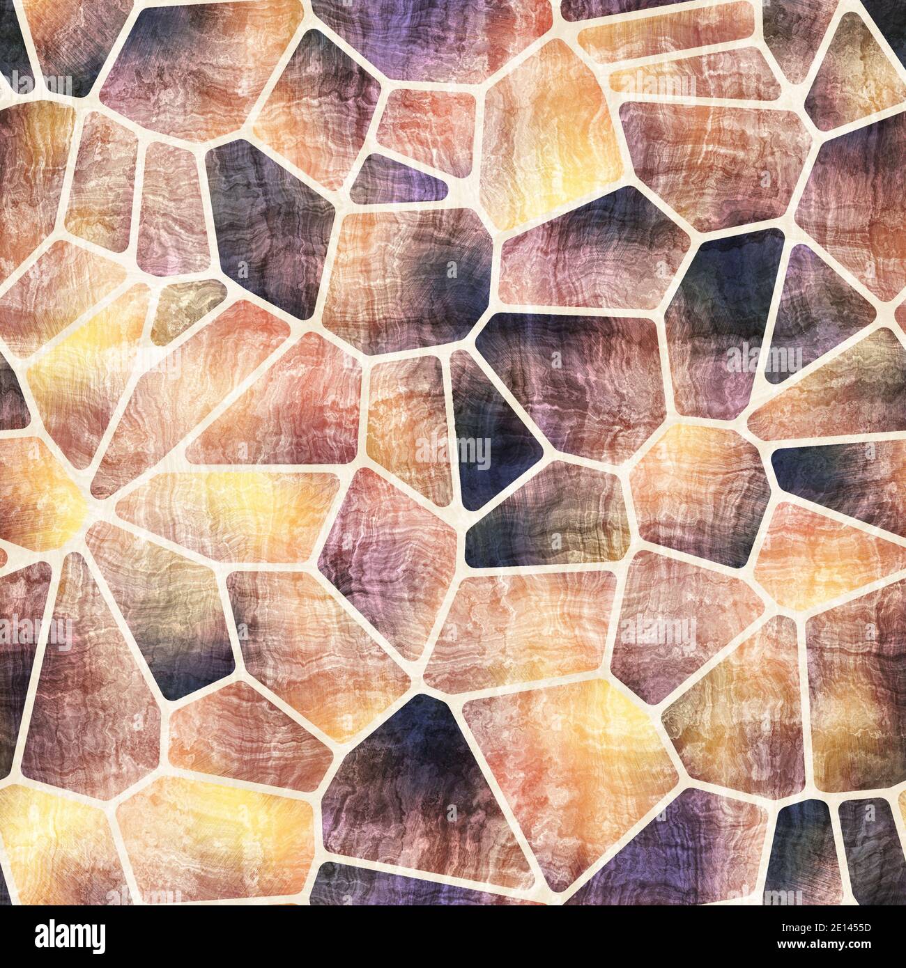 Seamless geo tile shape collage surface pattern Stock Photo - Alamy