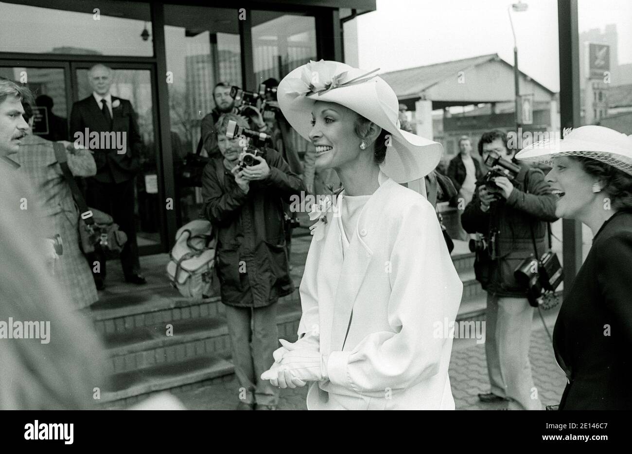 Marti Caine, comedienne and singer, marries Kenneth Ives, a actor and ...