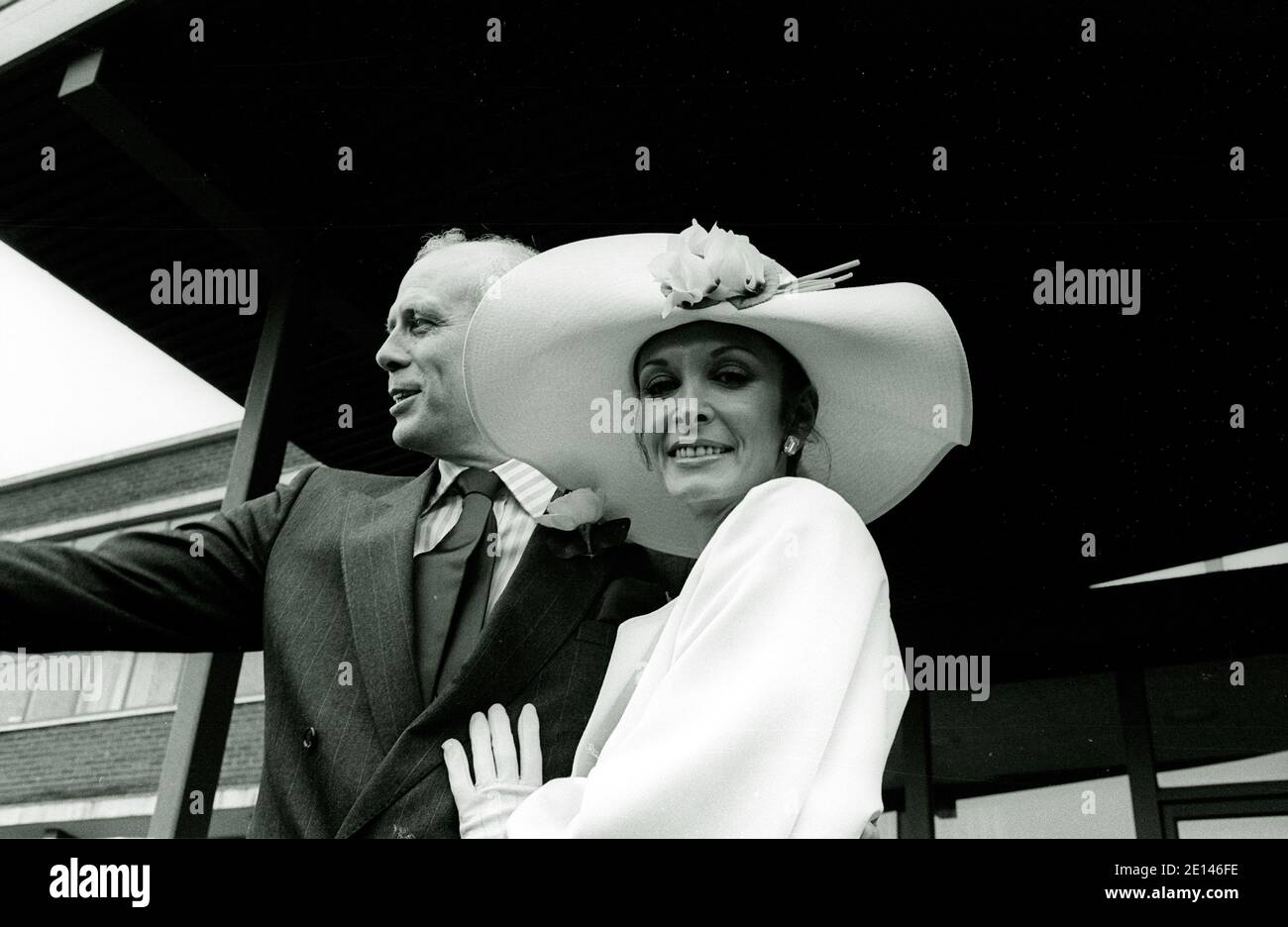 Marti Caine, comedienne and singer, marries Kenneth Ives, a actor and ...
