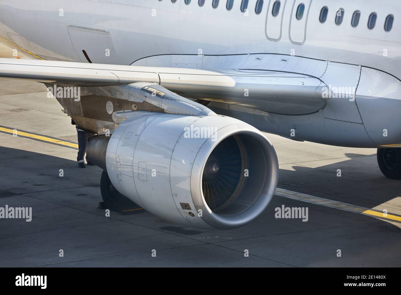 Jet turbine Closeup Stock Photo - Alamy