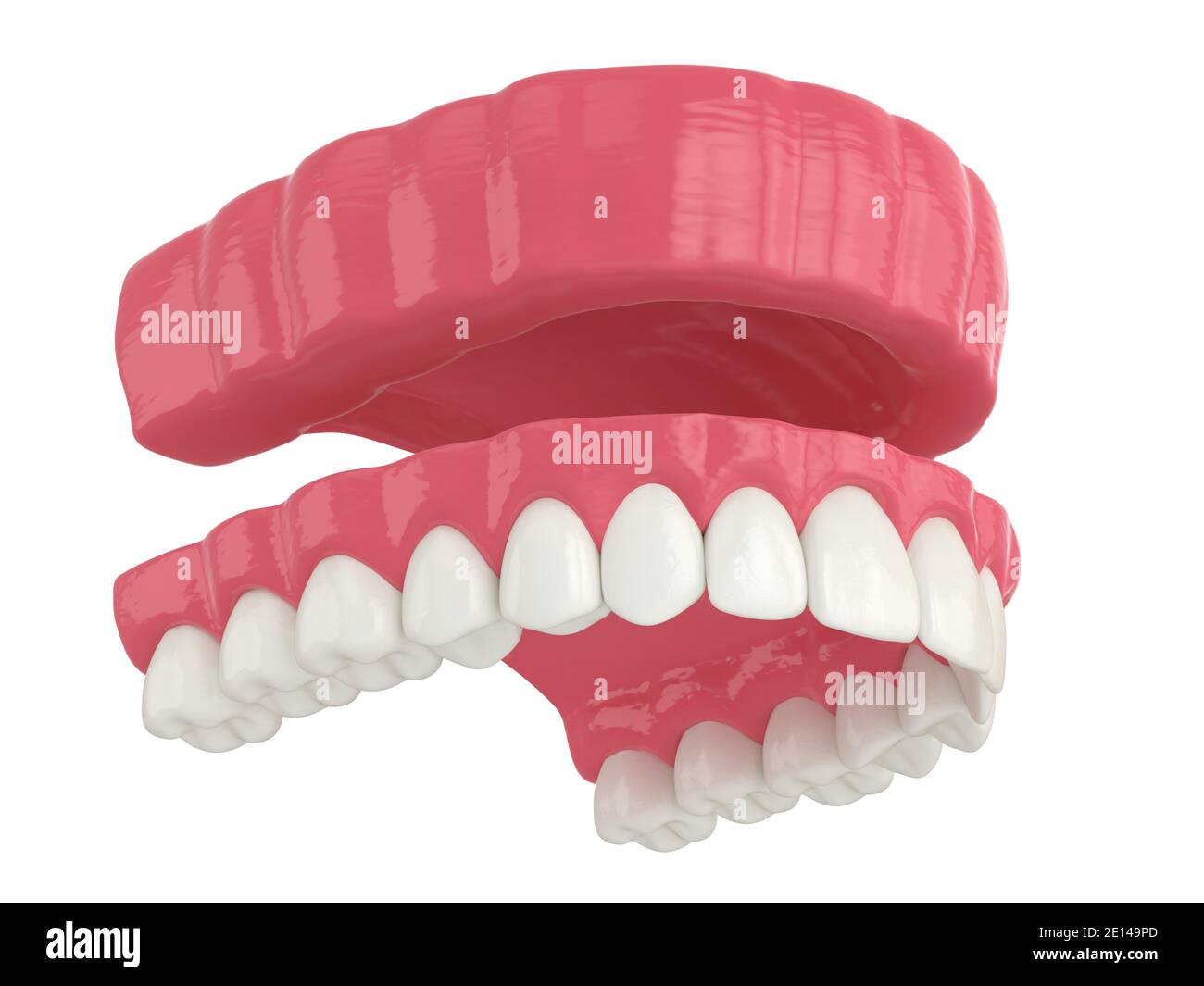 Complete denture illustration hi-res stock photography and images - Alamy