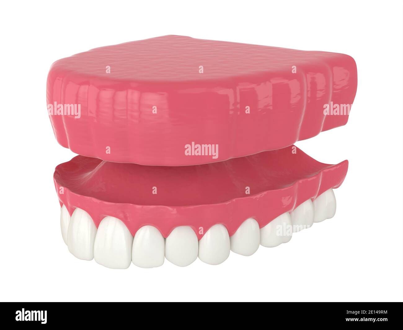 Complete denture illustration hi-res stock photography and images - Alamy