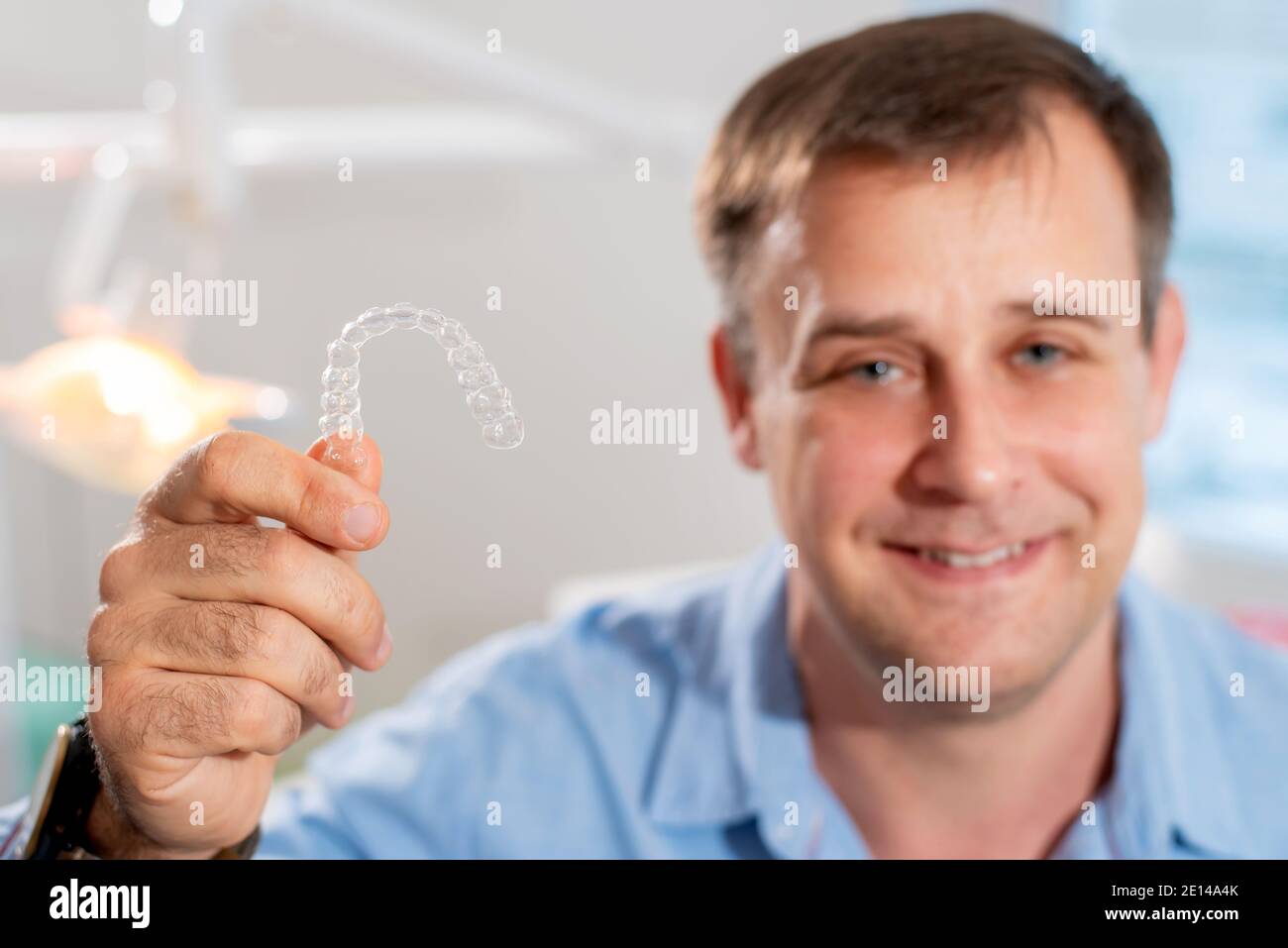 Invisalign male hi-res stock photography and images - Alamy