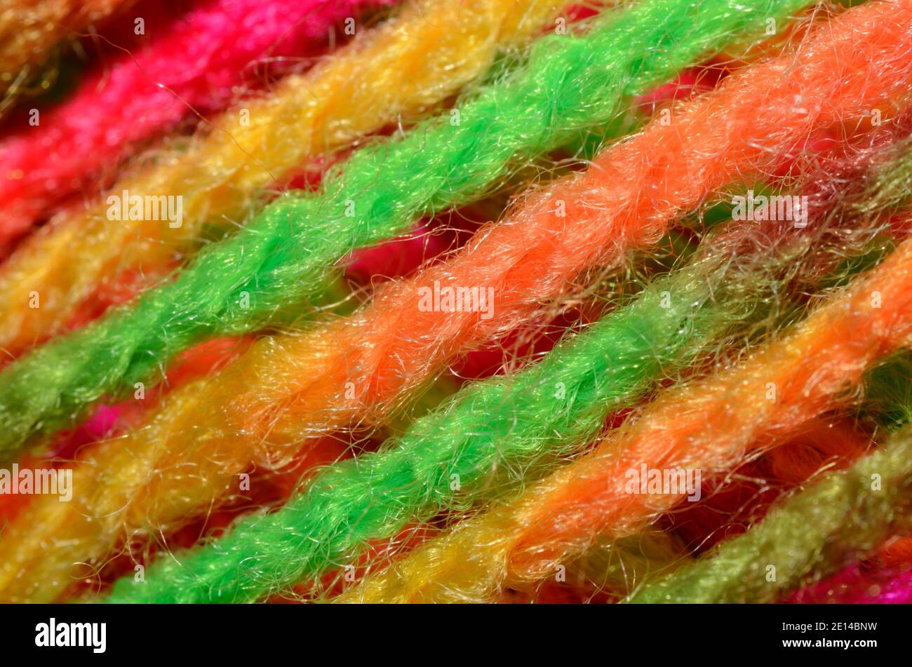 different colored wool large view Stock Photo - Alamy
