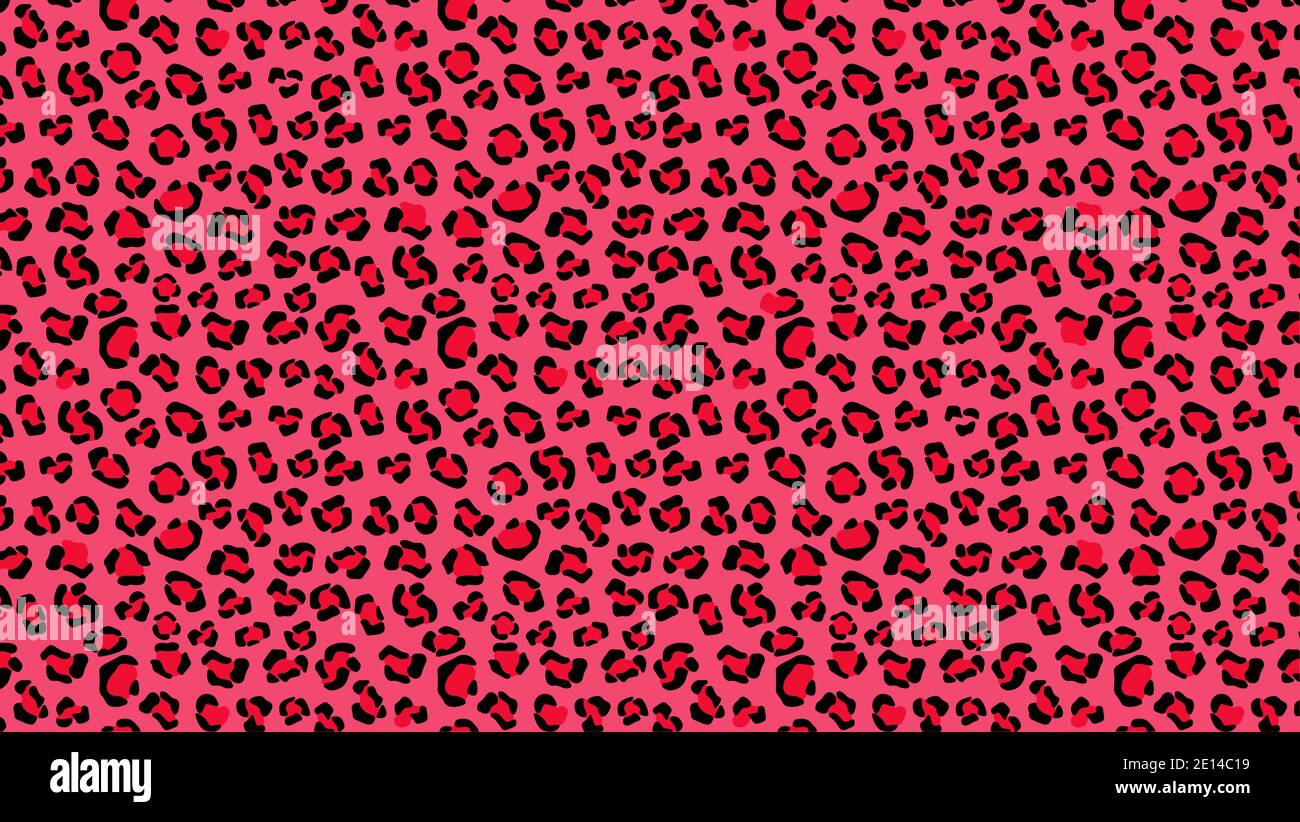 Red camouflage tiger background. Panther spots with crimson black ...