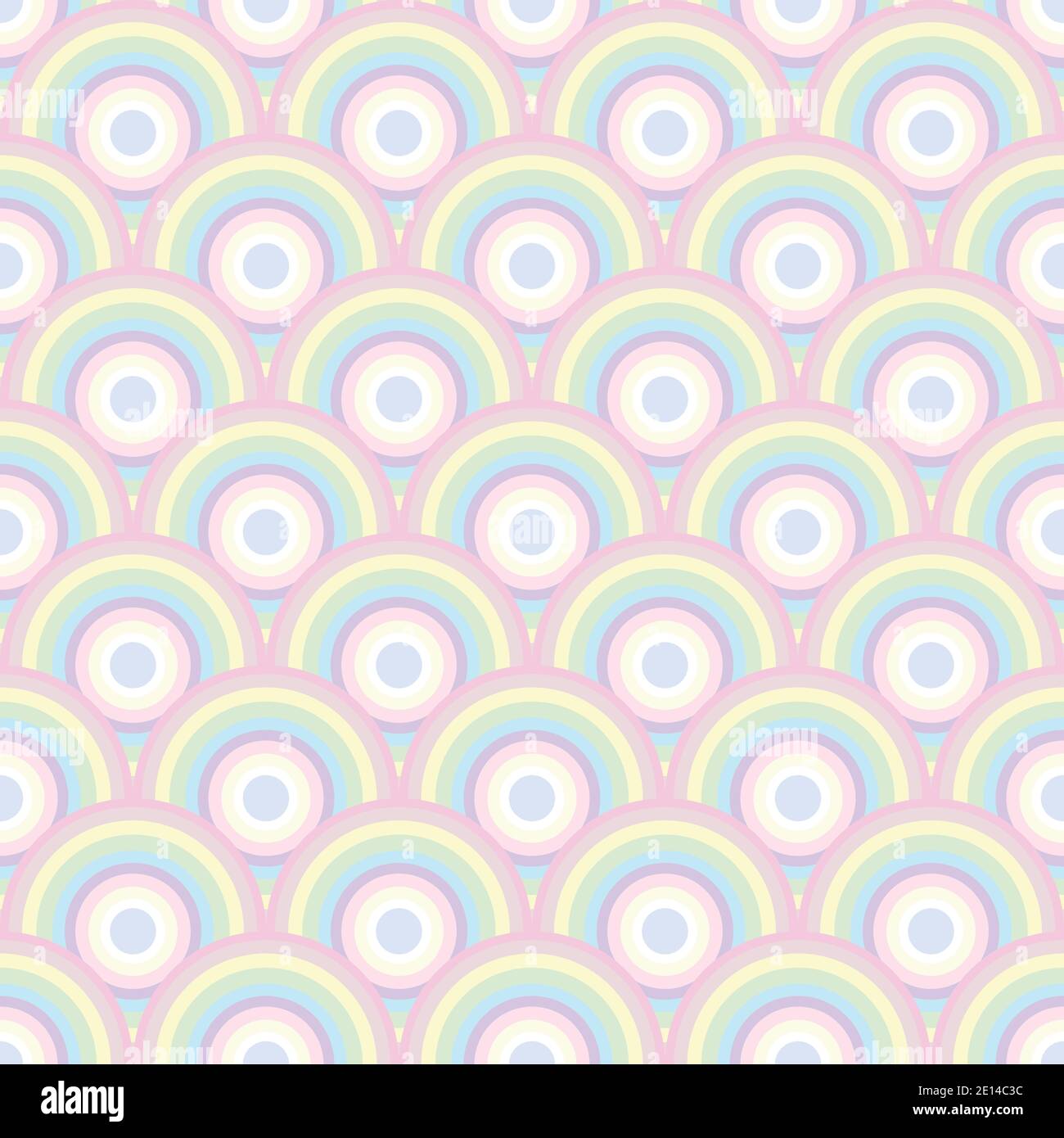 Scale pastel seamless colorful vector pattern background, abstract ...