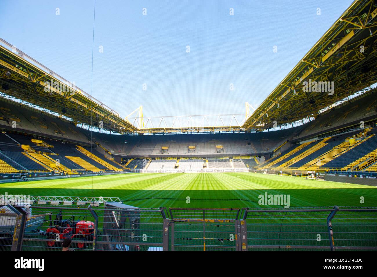 DORTMUND, GERMANY - 12 AUGUST 2020: Signal Iduna Park. Football stadium ...