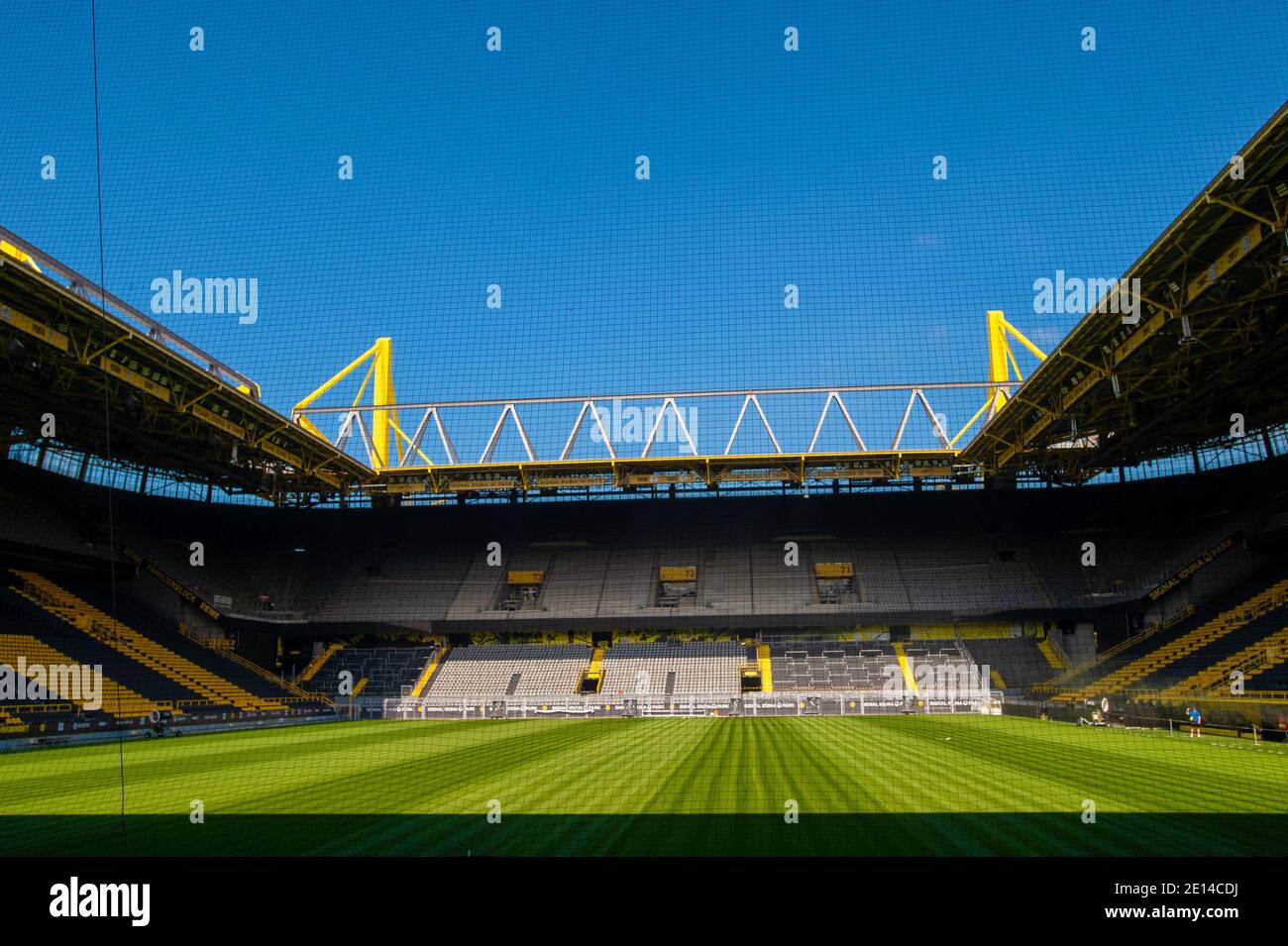 DORTMUND, GERMANY - 12 AUGUST 2020: Signal Iduna Park. Football stadium ...