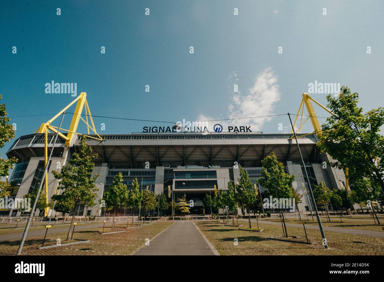 DORTMUND, GERMANY - 12 AUGUST 2020: Signal Iduna Park. Football stadium ...