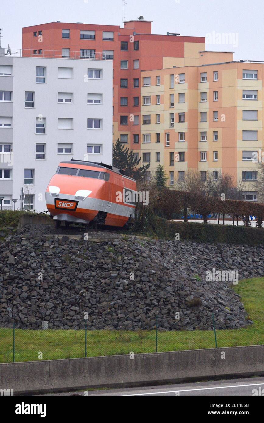 The TGV 001, SNCF's first experimental turbotrain, was put into service ...