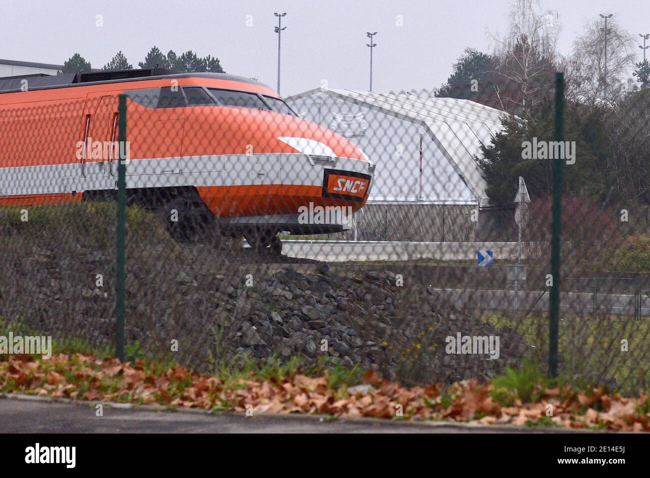 The TGV 001, SNCF's first experimental turbotrain, was put into service ...