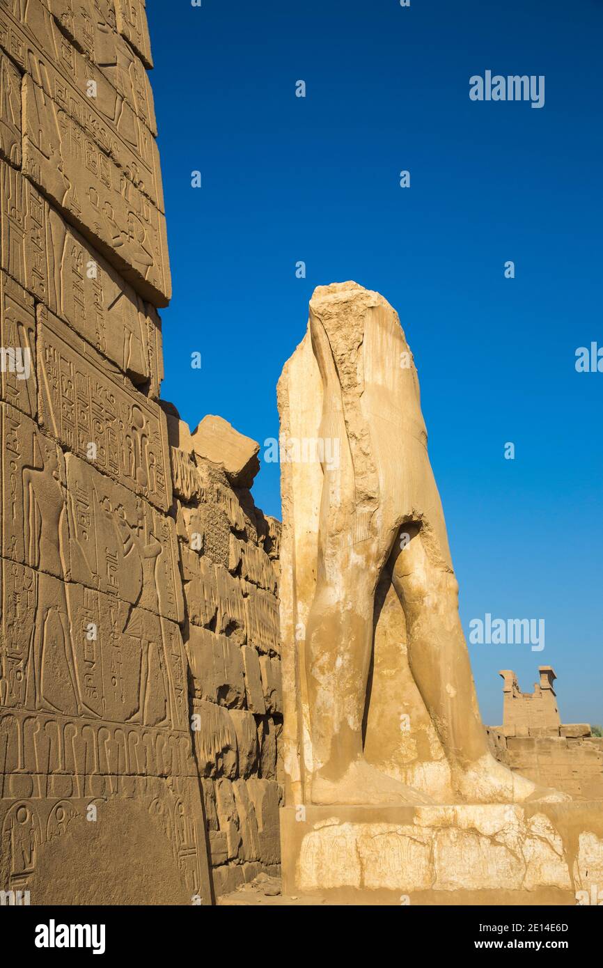 Egypt, Luxor, Karnak Temple Stock Photo - Alamy