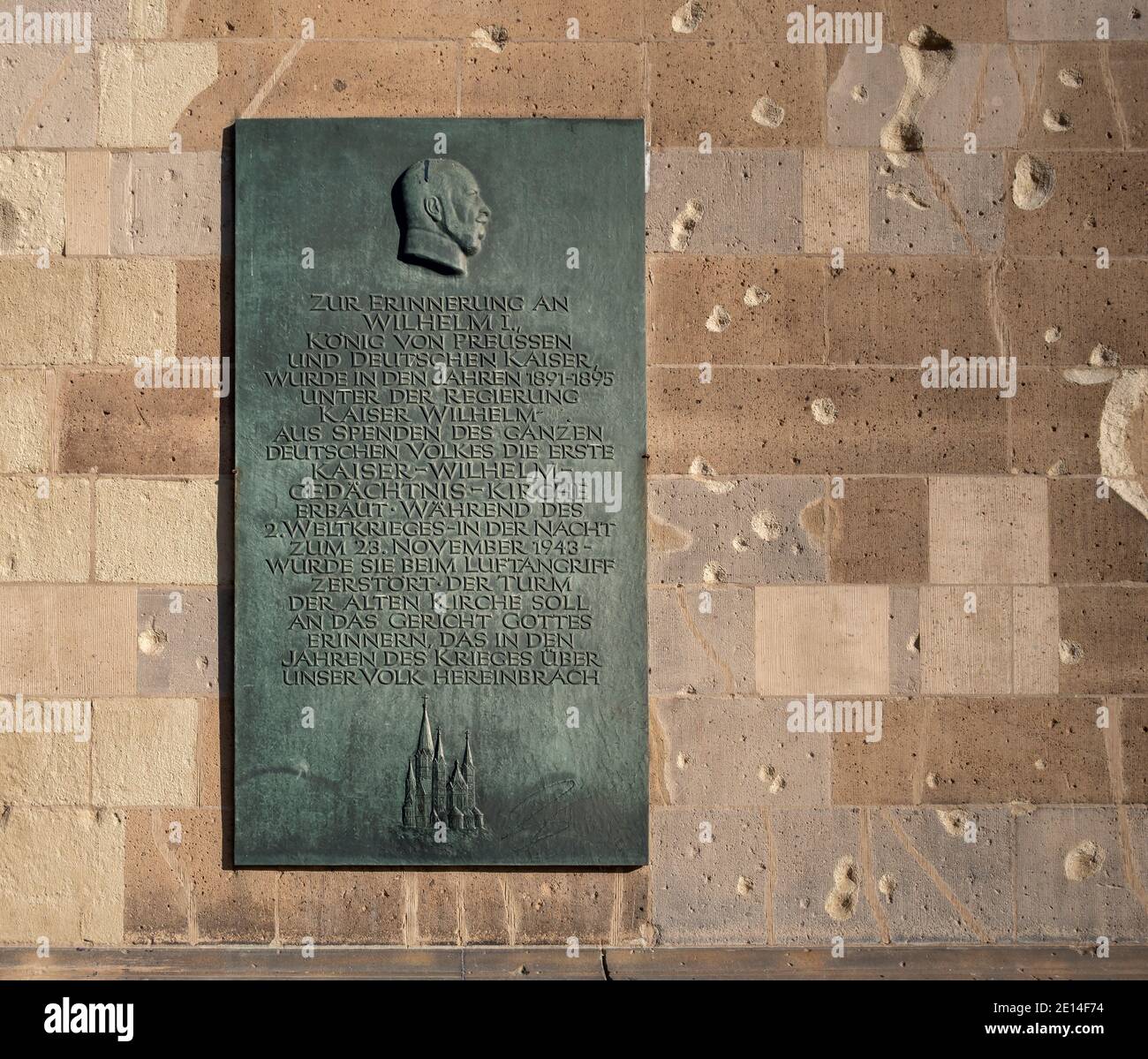 Memorial plaque for reconstruction hi-res stock photography and images ...