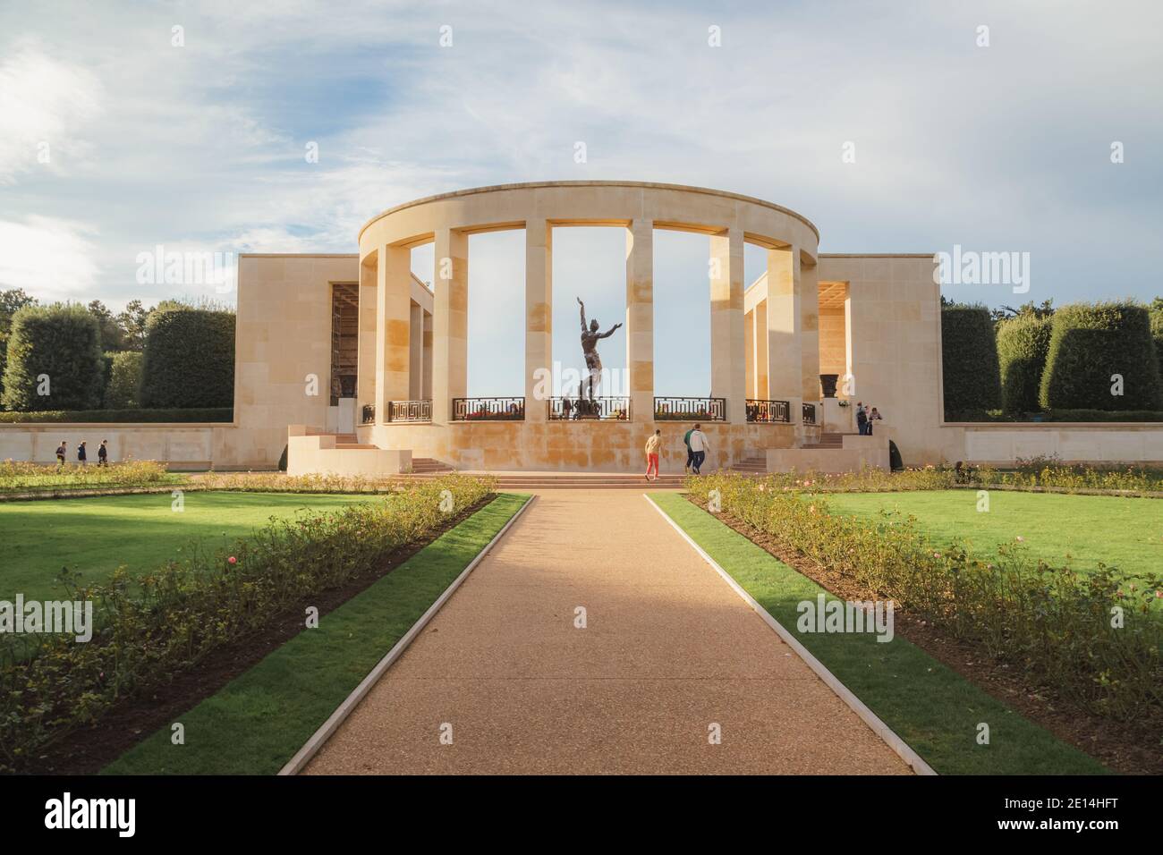 The Normandy American Cemetery and Memorial is a World War II cemetery ...